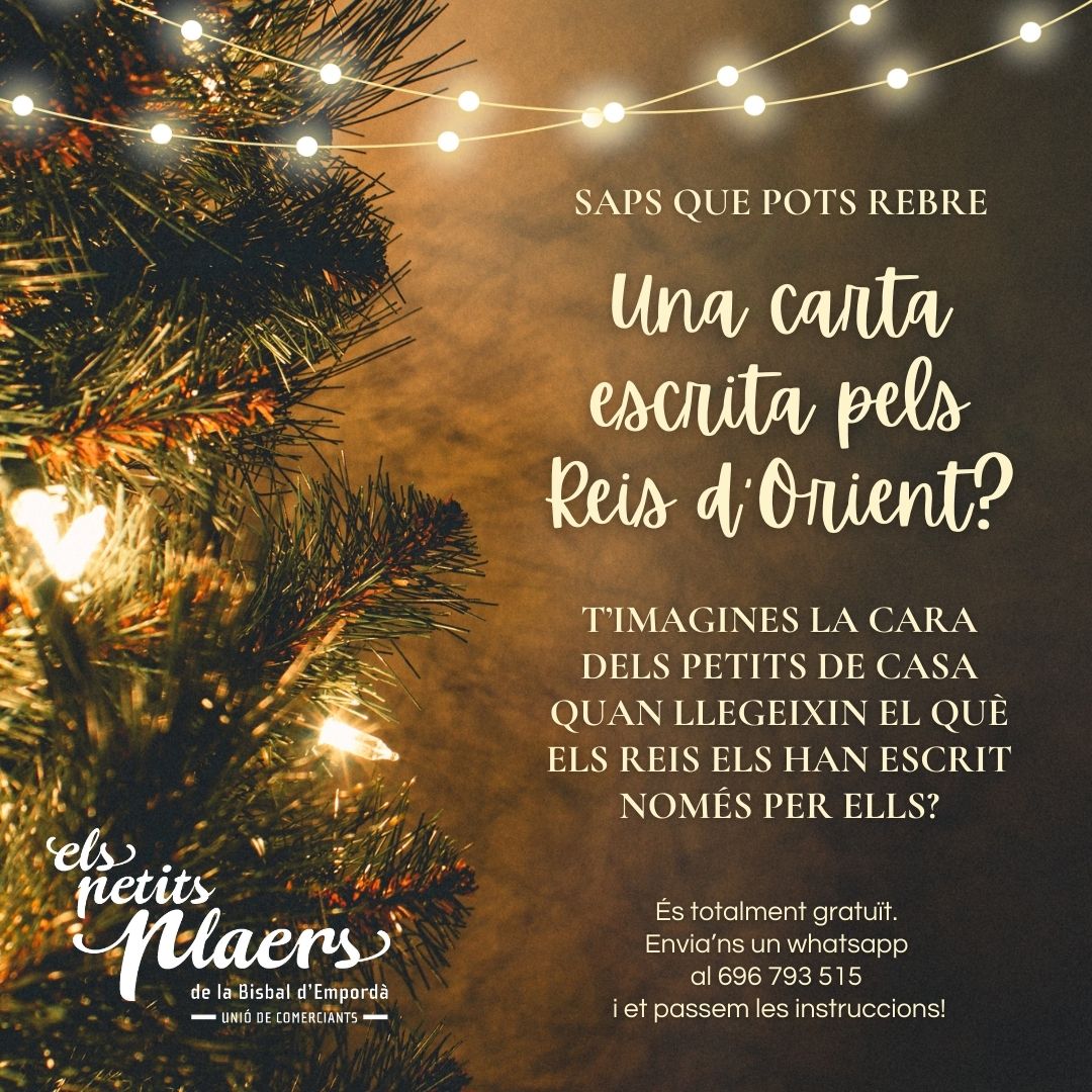 CARTA DELS REIS D'ORIENT - Botigues de la Bisbal